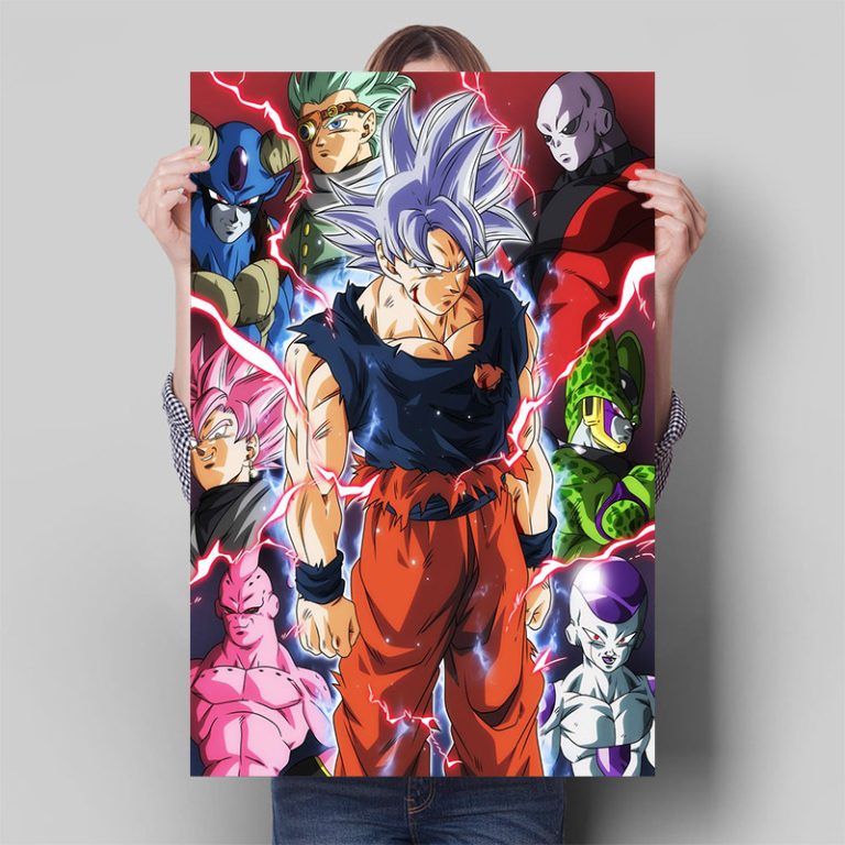 Dragon Ball Goku & Villain Chracters Poster | Dragon Ball Z Shop